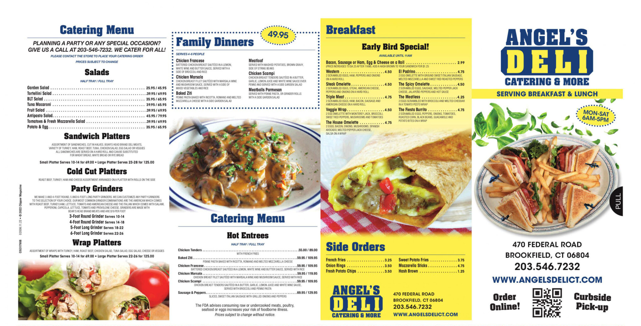 Angel’s Deli - Menu